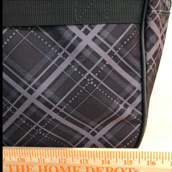 Embark | Bags | Embark Black Lavender Plaid Travel Business Laptop ...